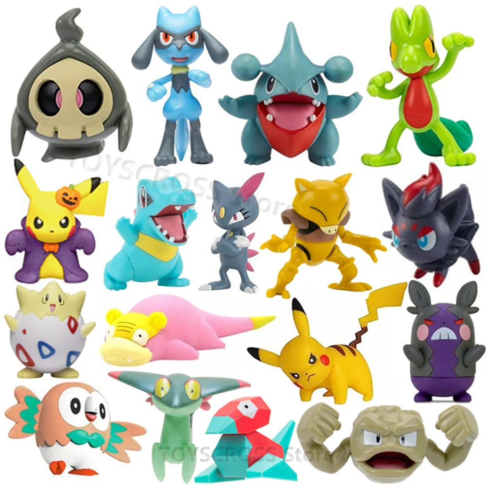 1-5-Pokemon-Anime-Figures-Litten-Pikachu-Rowlet-Treecko-Eevee-Charizard ...