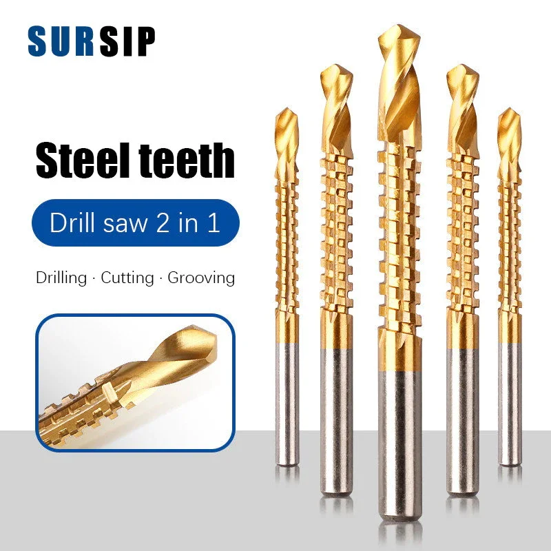 1/3/6pcs Cobalt Drill Bit Set Twist Drill Bit Set Spiral Screw Metric ...