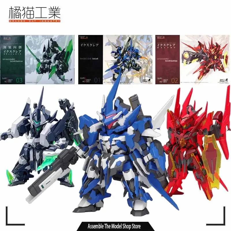 ORANGE-CAT-INDUSTRY-Original-Model-Kit-SUPER-ROBOT-HEROES-01-02-03 ...