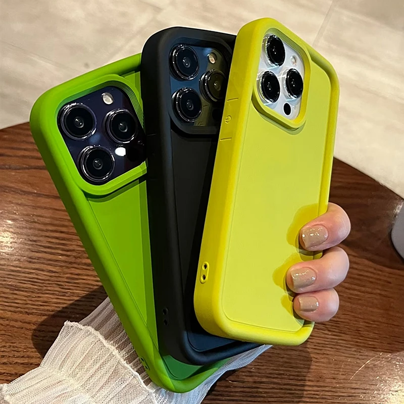 Fashion-Soft-Candy-Liquid-Silicone-Phone-Case-For-iPhone-11-12-13-14-15 ...