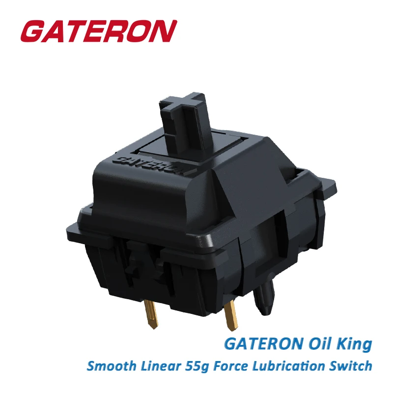 Gateron-Oil-King-Linear-55g-Force-5pin-Pre-Lubed-Smooth-Customized-DIY ...