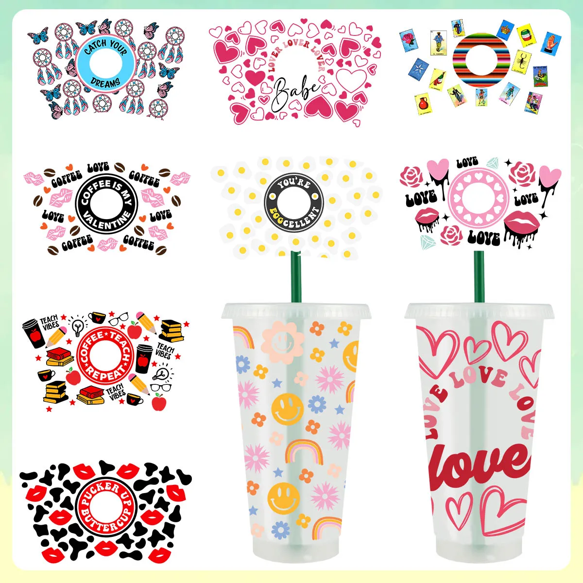 UV-DTF-Cup-Wrap-Transfer-for-Glass-Coffee-Cups-Sticker-for-24oz-Libbey ...