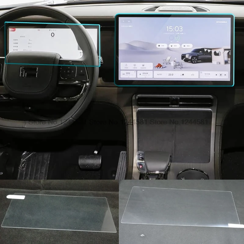 Tempered Glass For ROX 01 Polestones 01 2024 2025 infotainment car gps ...