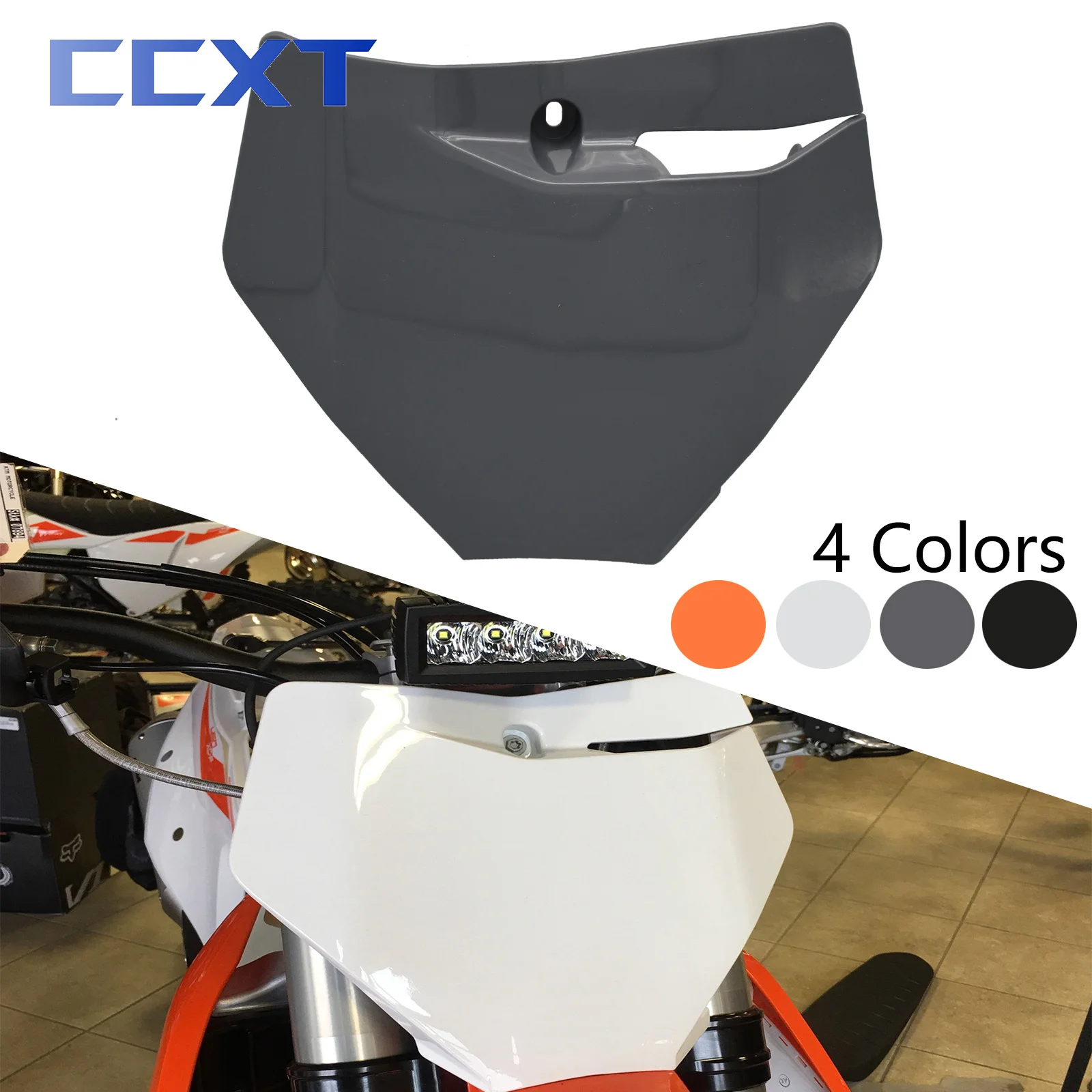 Motorcycle-Plastic-Cover-Front-Number-Plate-Registration-Fender-For-KTM ...