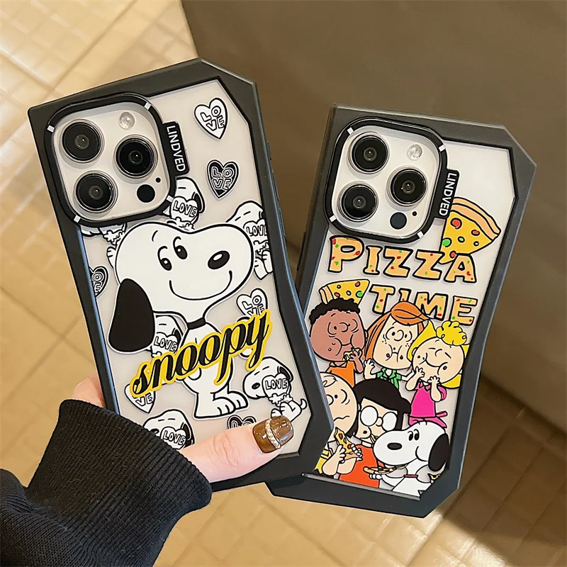INS-Cartoon-Comic-Peanuts-Snoopy-Friend-Cute-Phone-Case-For-Apple ...