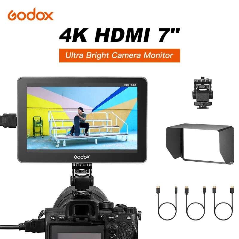 Godox-GM7S-4K-HDMI-7-inch-Ultra-Bright-Camera-DSLR-Monitor-3D-LUT-Touch ...