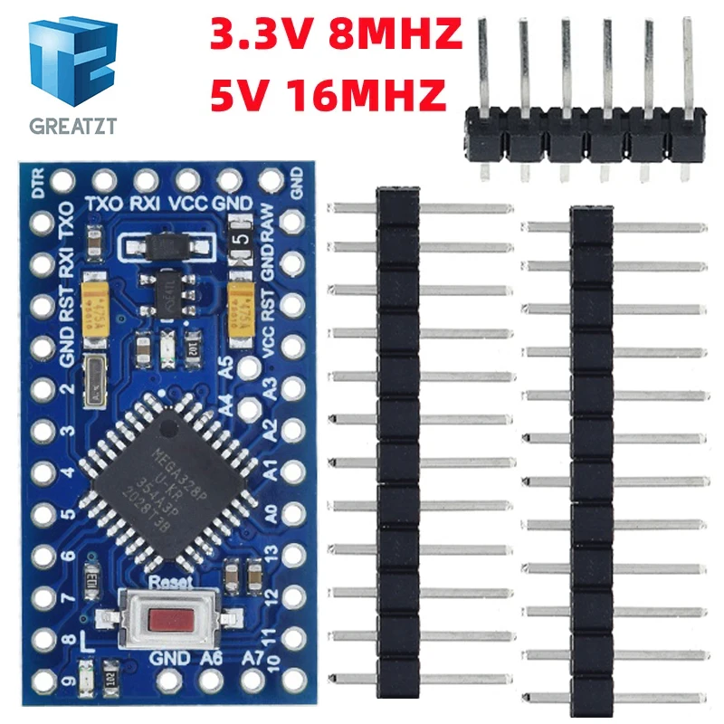 GREATZT-Pro-Mini-328-Mini-3-3V-8M-5V-16M-ATMEGA328-ATMEGA328P-AU-3-3V ...