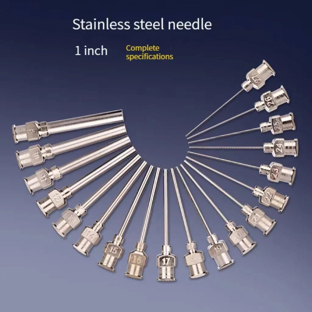 1-inch-stainless-steel-dispensing-needle-8G-to-19G-precision-needle-dripping-gluing-and-gluing ...