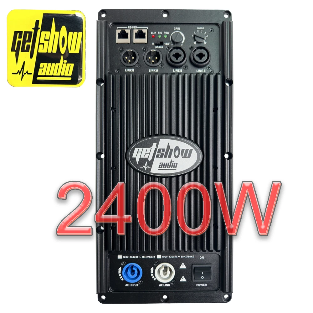 GETSHOW 2400W Subwoofer Amplifier Module Professional Speaker Plate ...