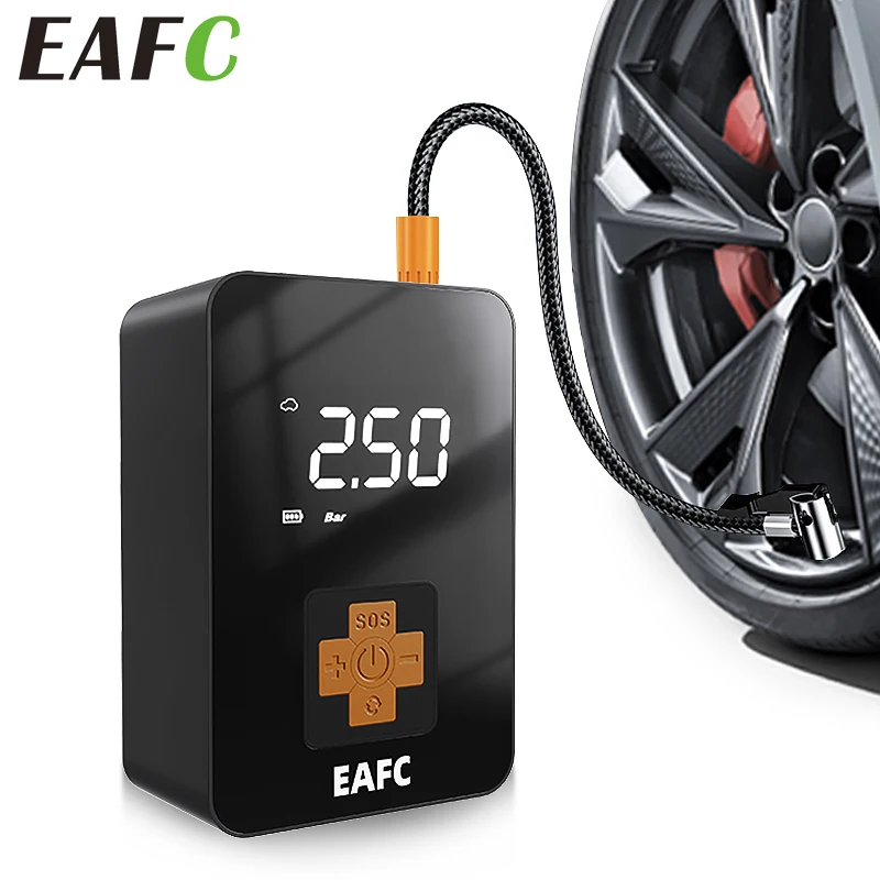 EAFC-4000mAh-Electric-Tire-Inflator-150PSI-Air-Compressor-Cordless-Air ...