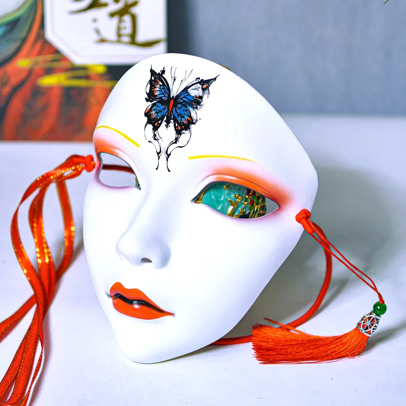 Cosplay-Chinese-Style-Masks-Anime-Mask-Hanfu-Costume-Accessories ...