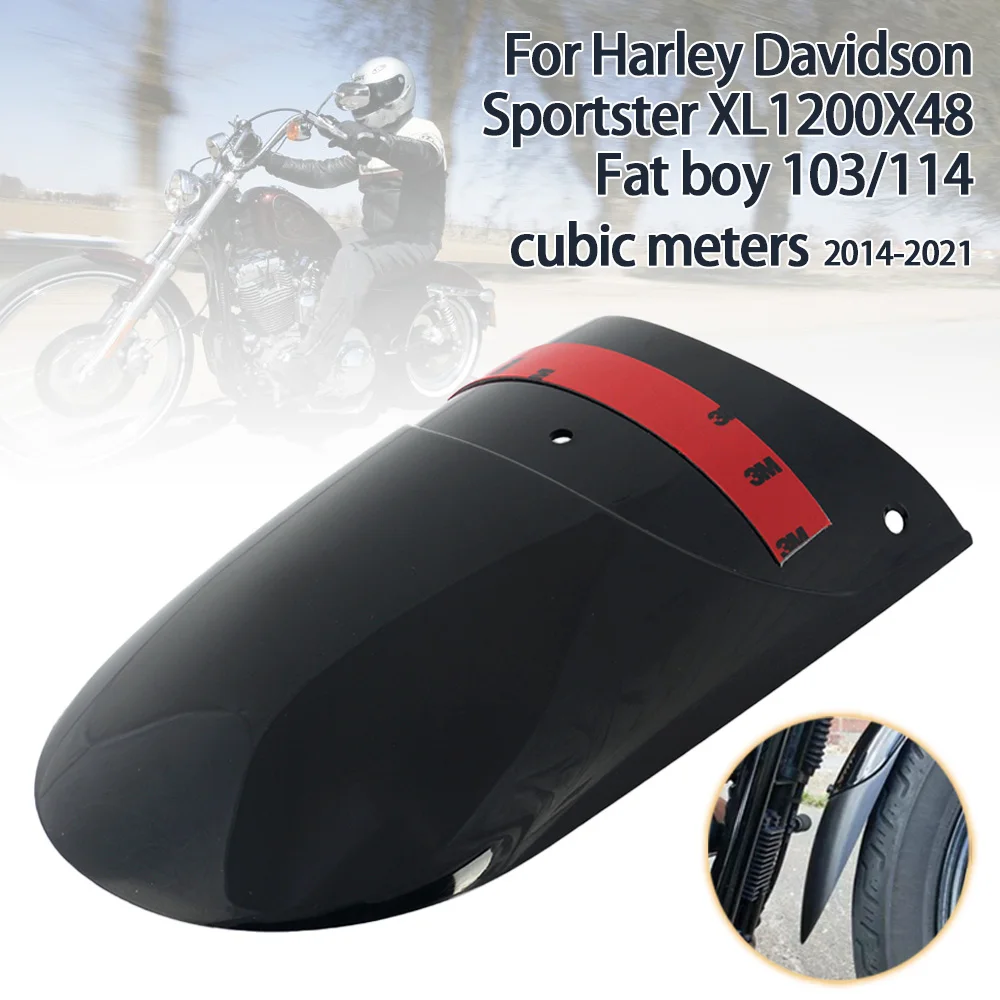 Motorcycle-Front-Mudguard-Fender-Rear-Extender-Extension-For-Harley ...
