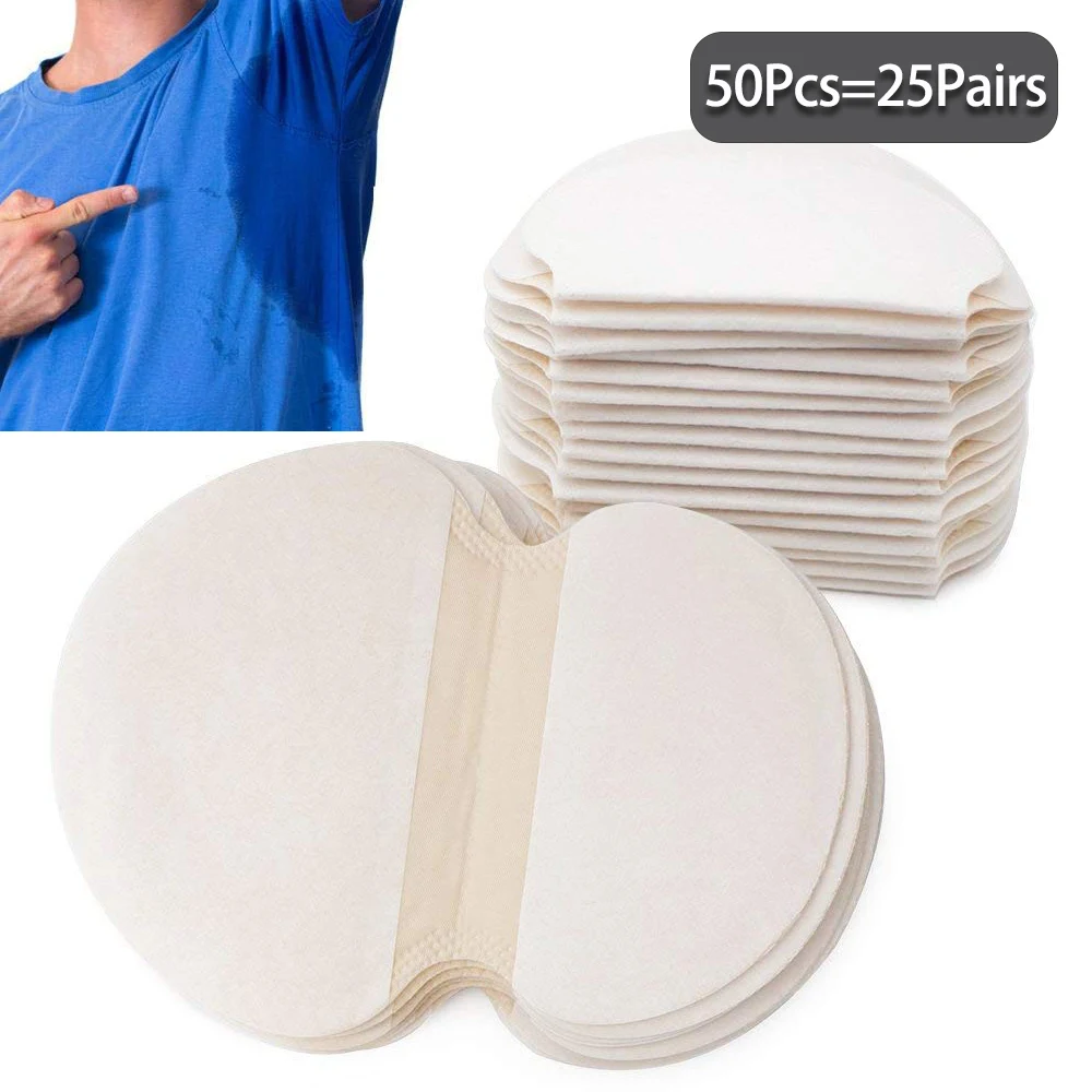 50pcs Sweat Pads Summer Underarm Pads Armpit Anti Perspiration Patch ...