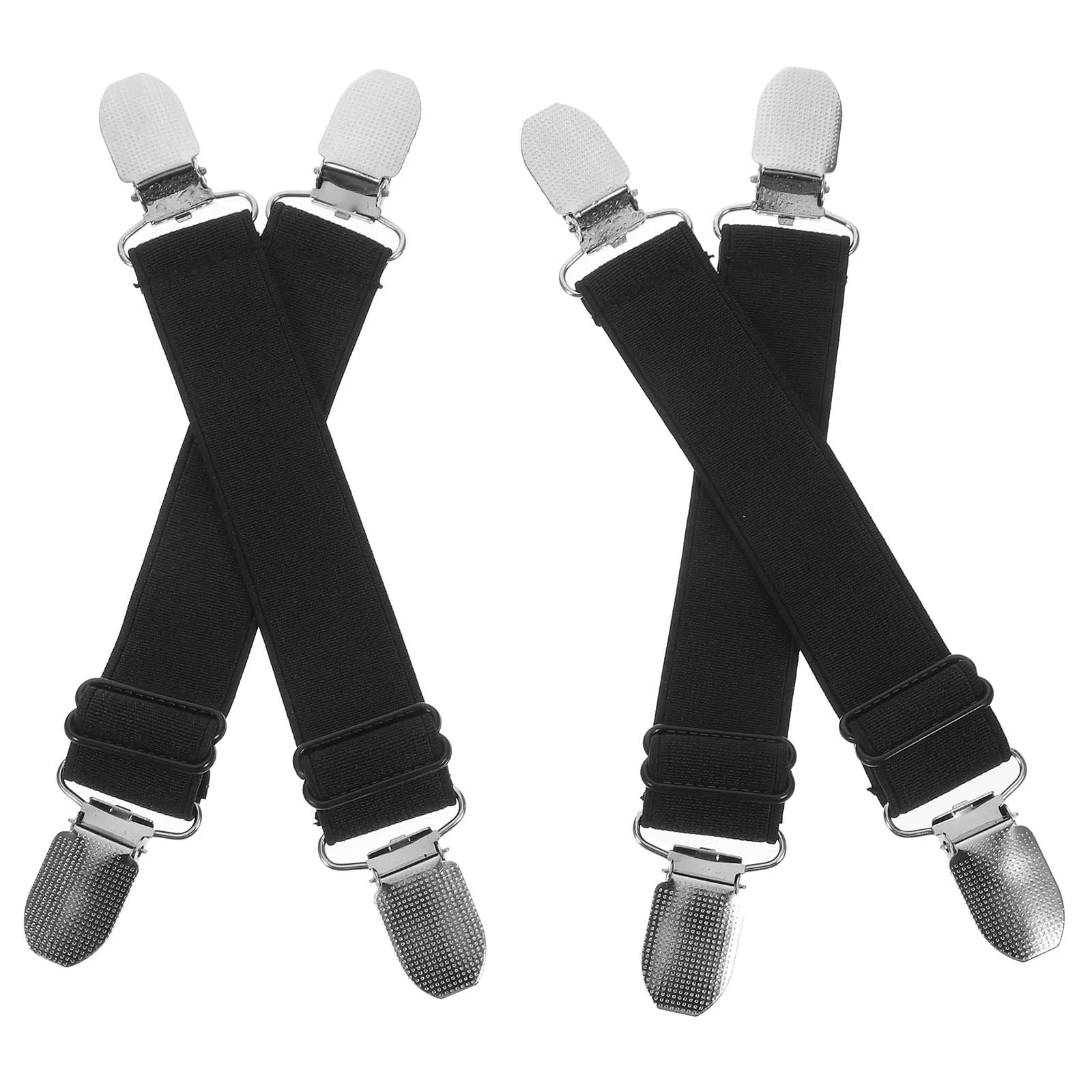 4-Pcs-Elastic-Leg-Clip-Trouser-Fixing-Clips-Mattress-Adjustable-Boots ...