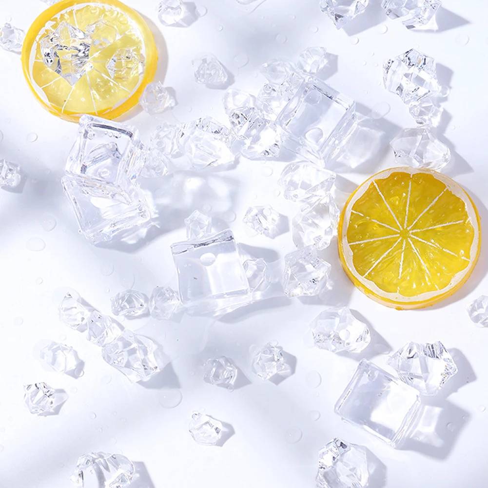 Photography-Props-Fake-Ice-Cubes-Reusable-Artificial-Acrylic-Crystal ...