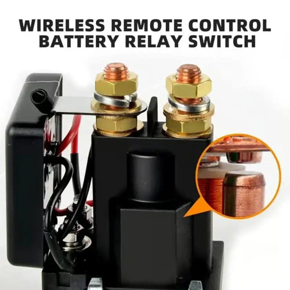 12V Car Battery Cutoff Switch Wireless Remote Control Disconnect Cut ...