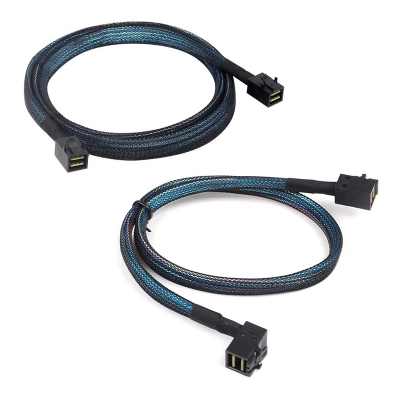 Universal SFF 8643 to SFF 8643 Adapter Cable with Sideband Female and ...