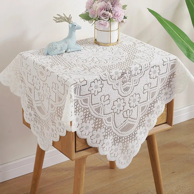 Dropshipping Copilot - White Lace Tablecloth Table Cover Dining Table ...