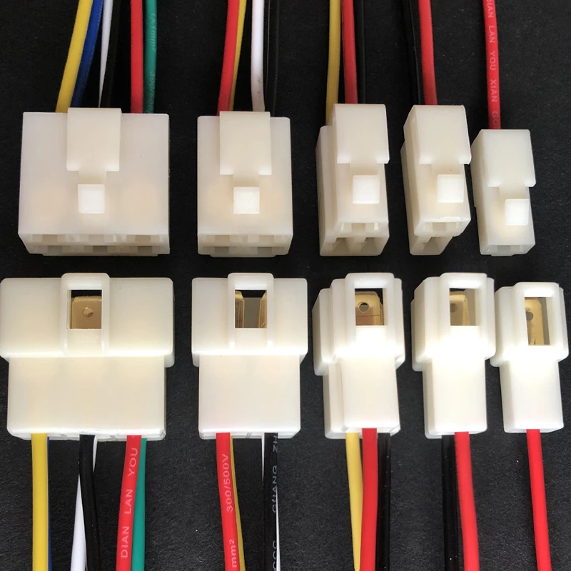 Motorcycle Harness Connector | 4 Wire Connectors | 6.3mm Connectors ...