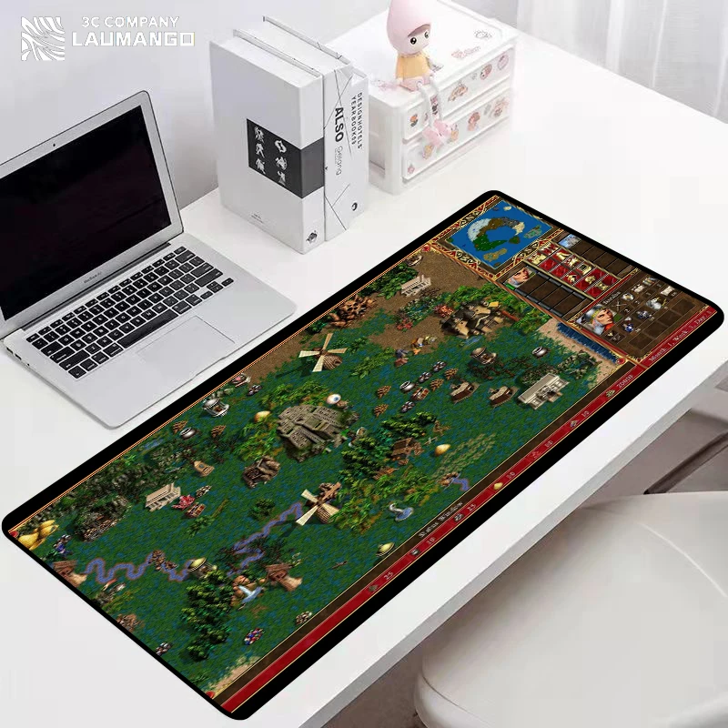 Gamer Mouse Pad Anime Heroes Of Might And Magic 3 Map Laptop ...