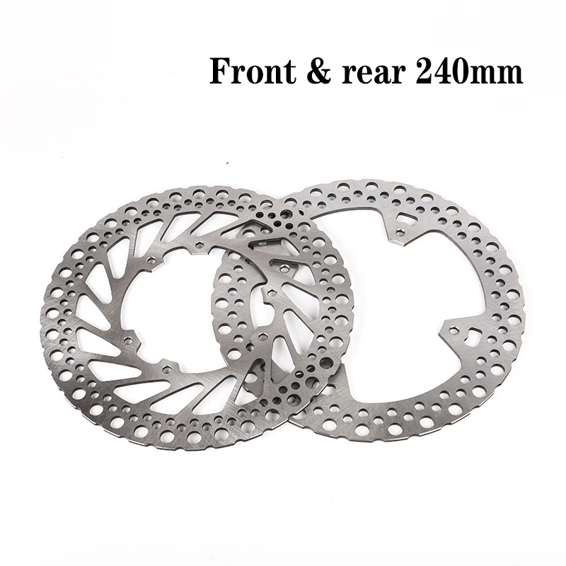 240mm Round Front Rear Brake Disc Rotor For Honda CR 125 250 CR125 ...