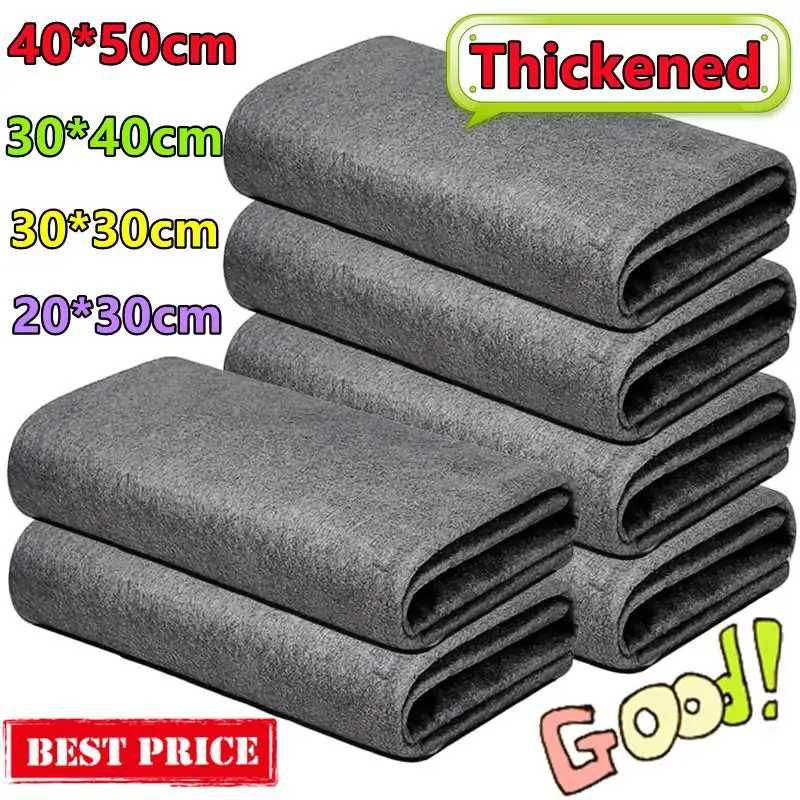 Hot-Thickened-Magic-Cleaning-Cloth-Microfiber-Glass-Clean-Towel ...