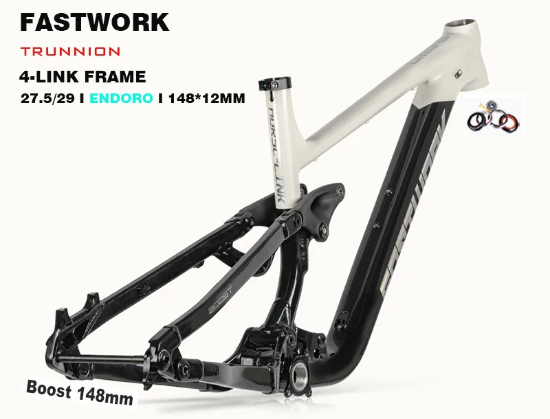 Fastwork-Bicycle-Soft-Tail-Frame-Trunnion-MTB-Full-Suspension-MTB-DH-XC ...