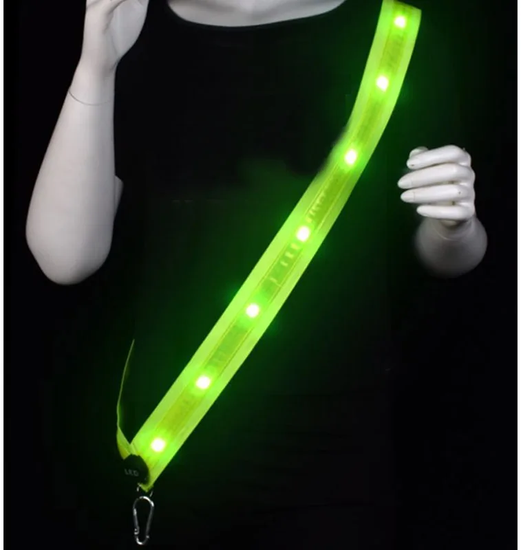 LED-Reflective-Running-Gear-High-Visibility-Reflective-Belt-Sash-with ...