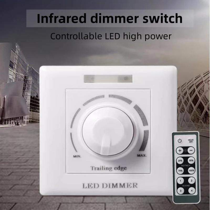 LED-High-Power-Dimmer-Switch-L-mpada-200W-Luz-de-tom-nico-de-seguran-a ...