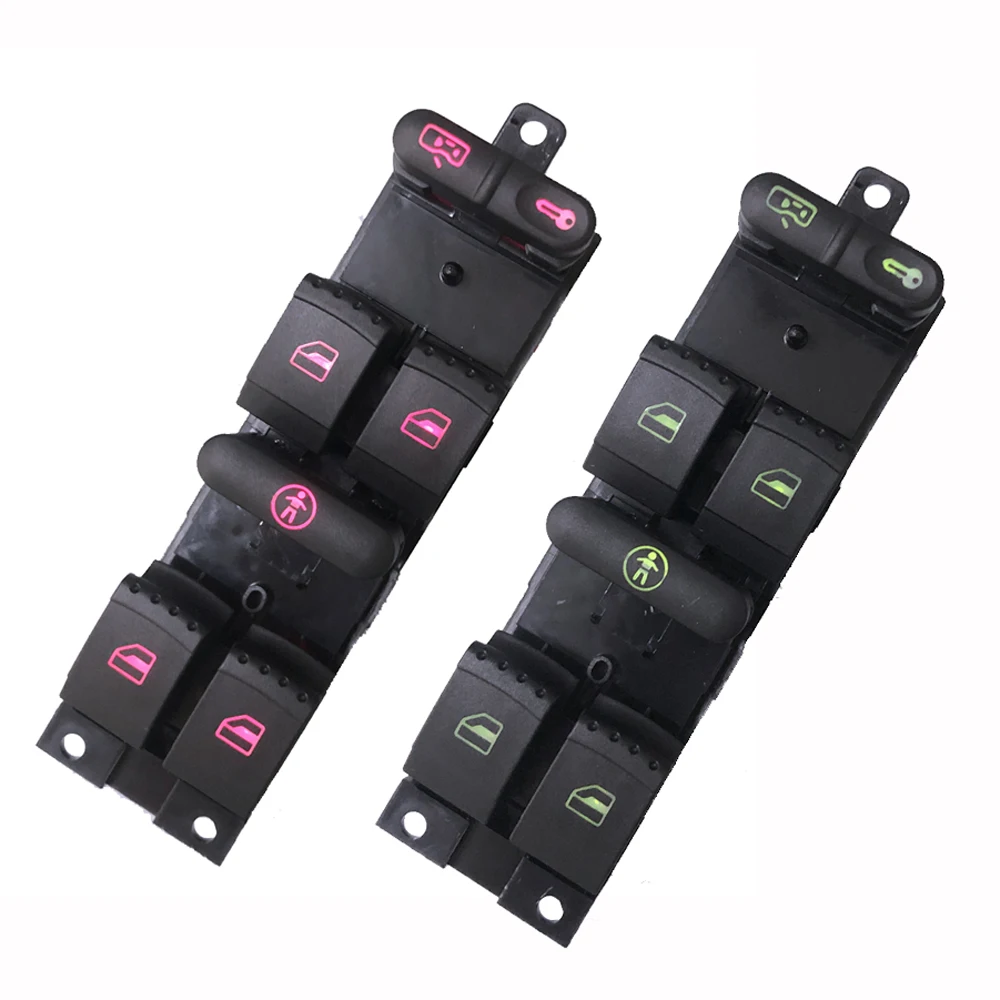 1J4959857-Window-Panel-Master-Switch-For-VW-Passat-Golf-Jetta-MK4-B5 ...