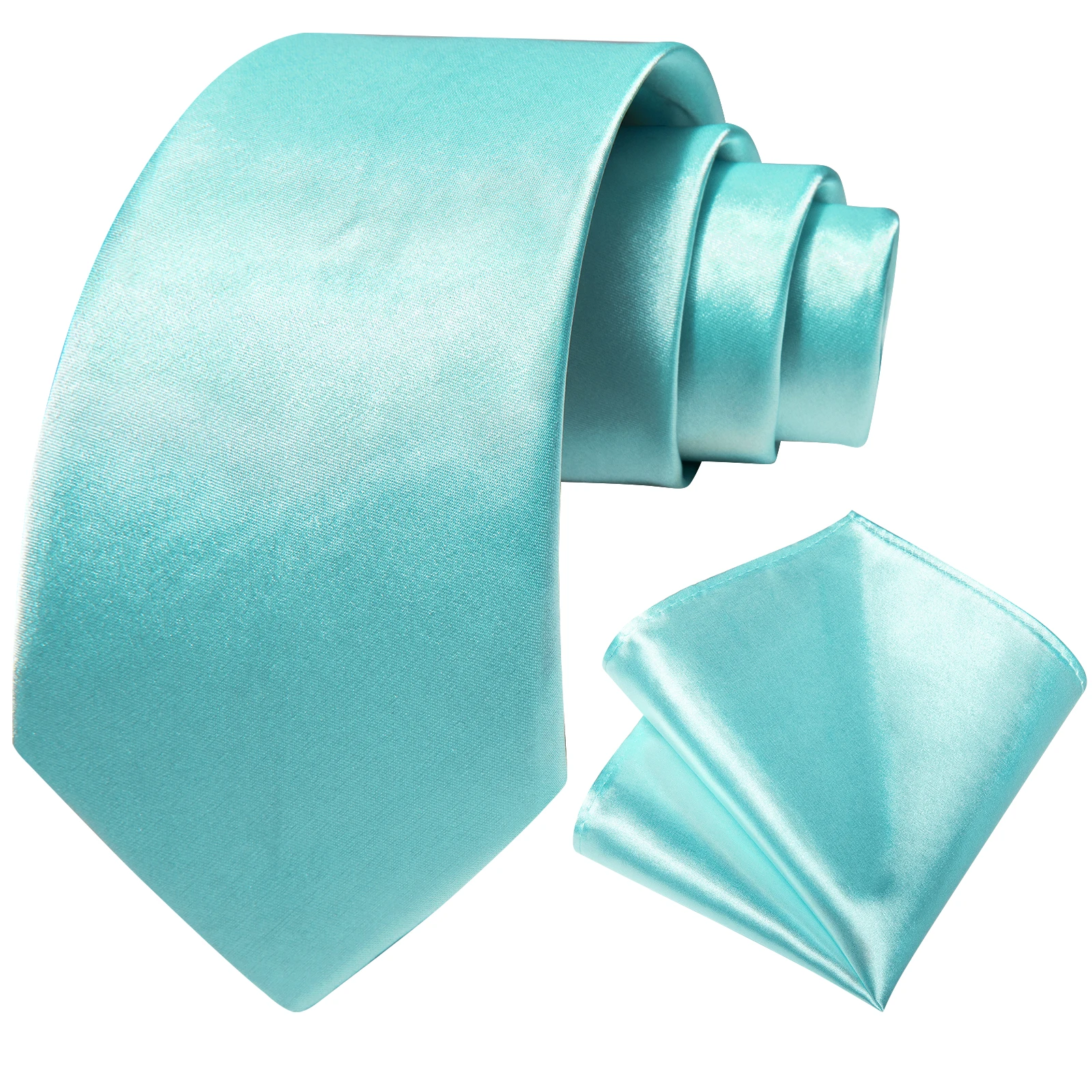 Tiffany-Blue-Silk-Stain-Ties-for-Men-8cm-Width-Wedding-Party-Groomsman ...