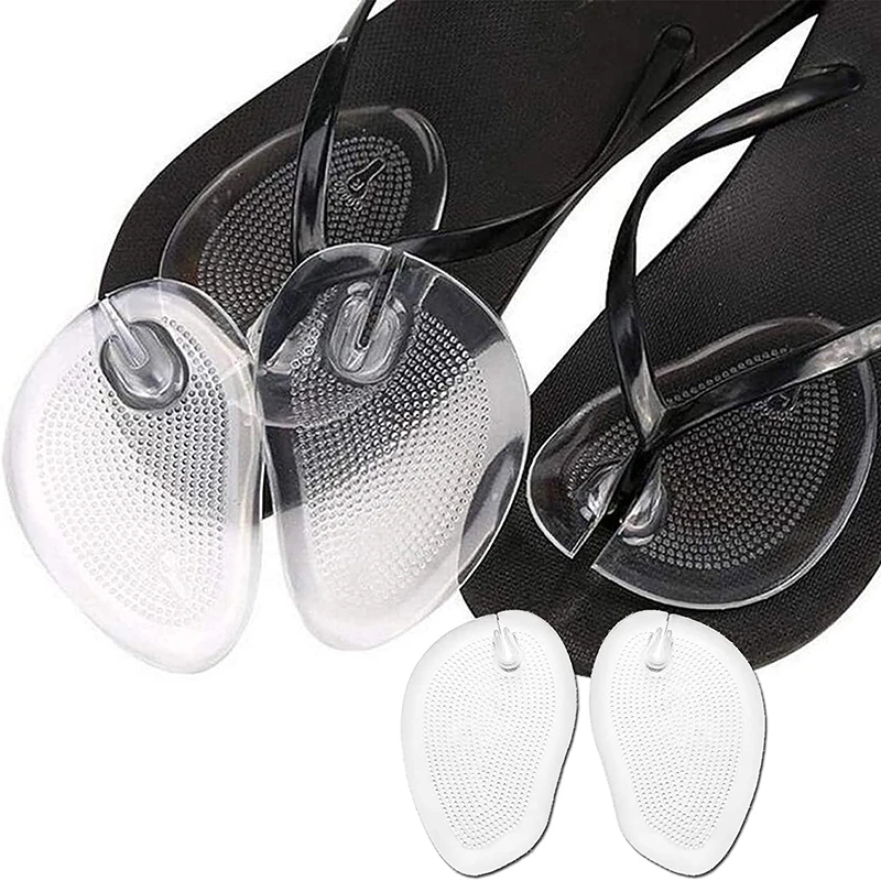1-Pair-Transparent-Gel-Shoes-Inserts-Shoe-Pad-Cushion-Flip-Flop-Sandals ...