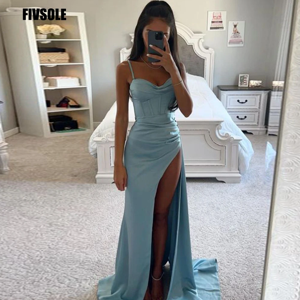 Dress Prom Dresses Satin | Evening Dress Mermaid Satin | Satin Mermaid ...