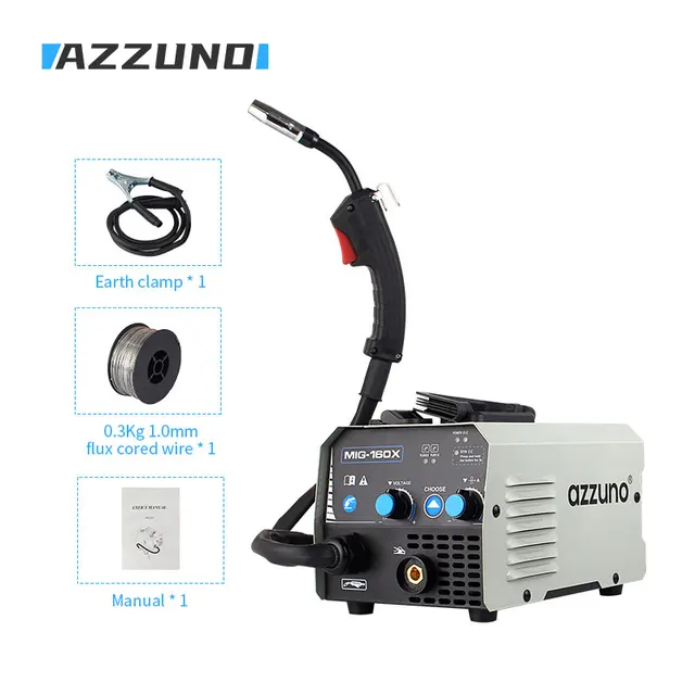 AZZUNO – machine à souder Mig sans gaz, semi-automatique avec fil ...