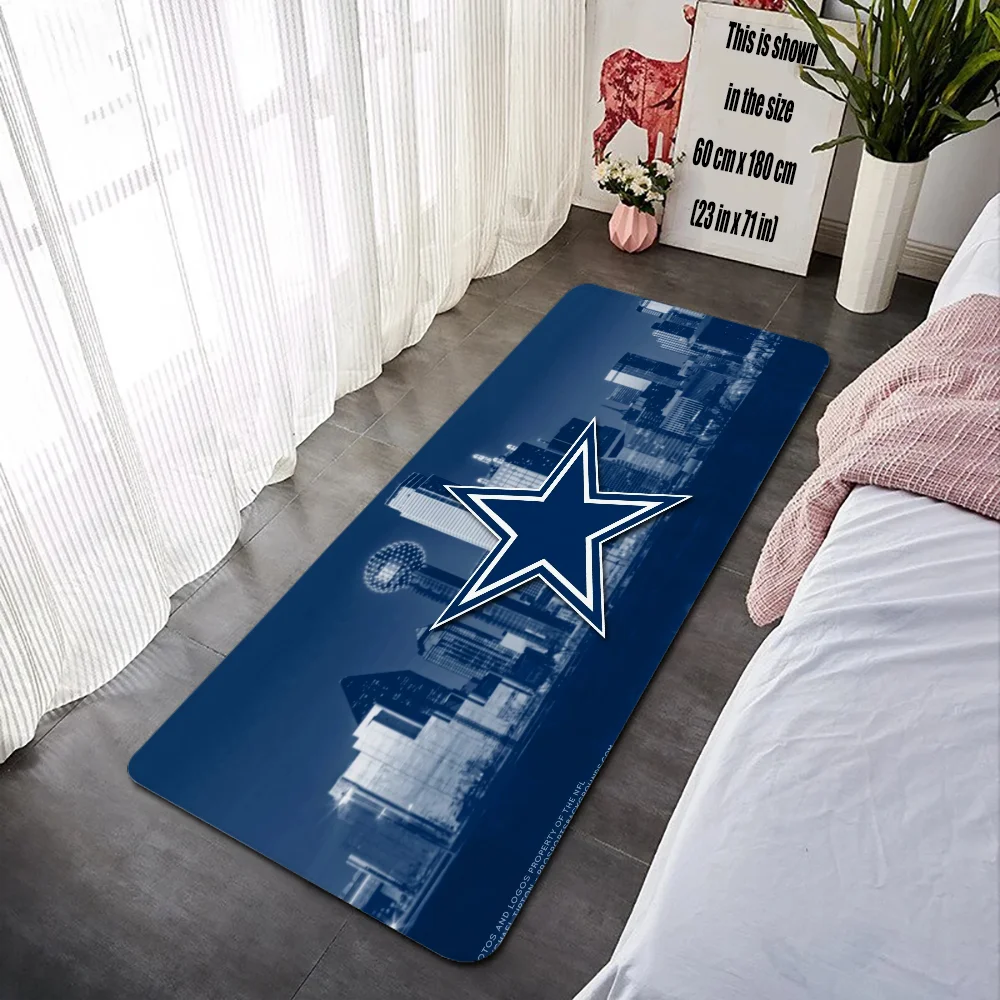 DallaS-CowboyS-Foot-Mat-Non-slip-Kitchen-Mat-Cute-Rug-Carpet-for-Bed ...