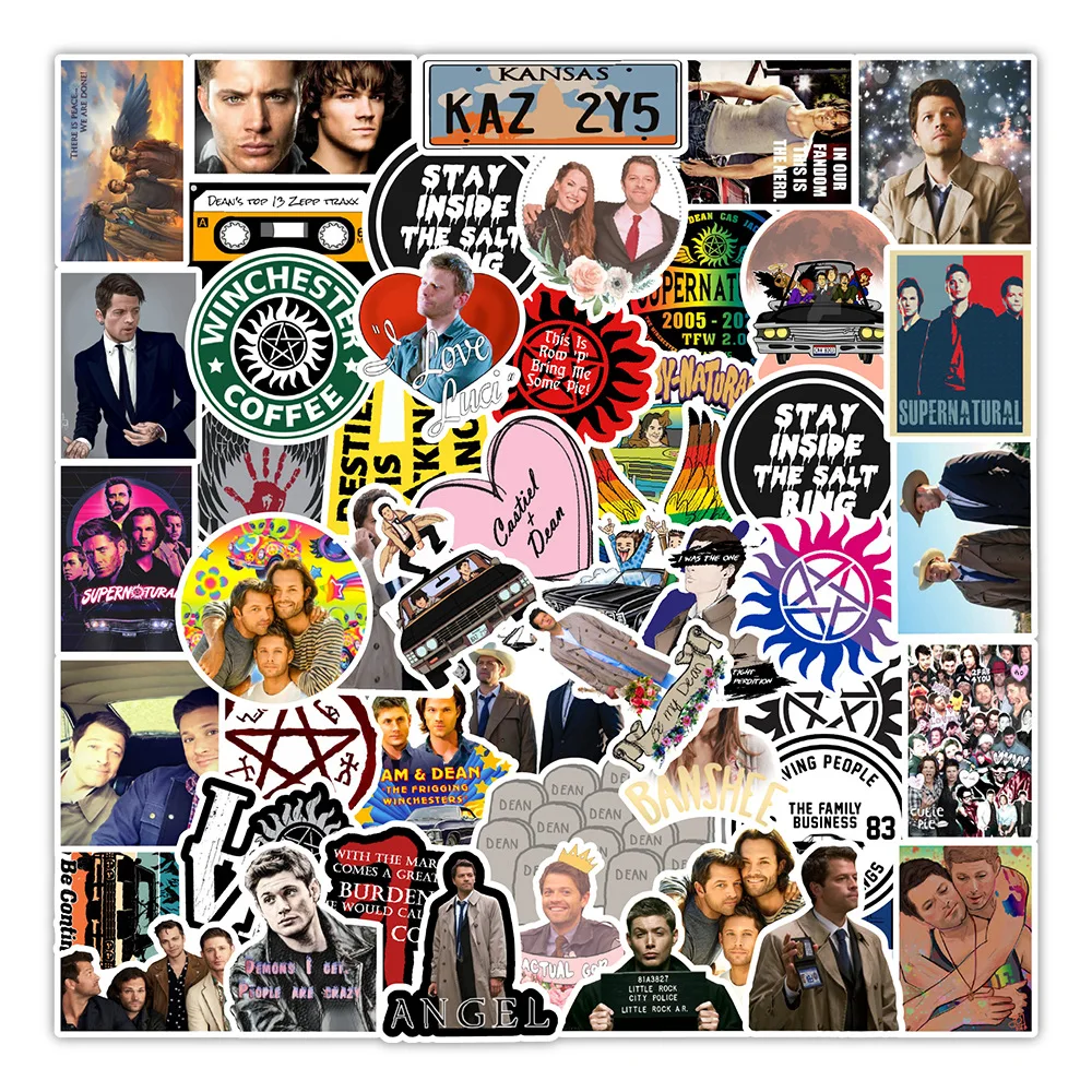 Supernatural Laptop Stickers | Supernatural Series Stickers ...