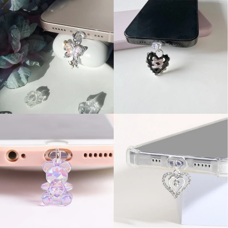 1Pcs-Phone-Dust-Plug-Kawaii-Acrylic-Bear-Jack-Dust-Protection-Stopper ...