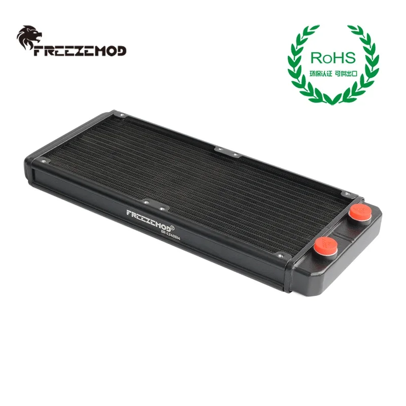 FREEZEMOD-240mm-Computer-Water-Cooled-Aluminum-Radiator-G1-4-Thread ...