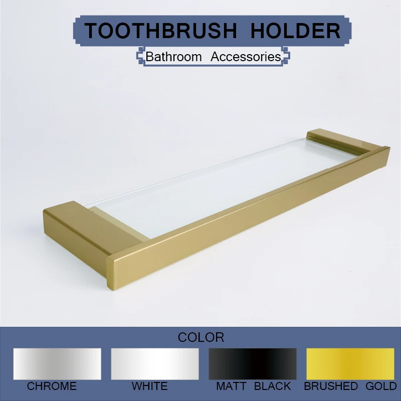 Square-Glass-Storage-Rack-Chrome-Toothbrush-Holder-Wall-Mounted-SUS304 ...