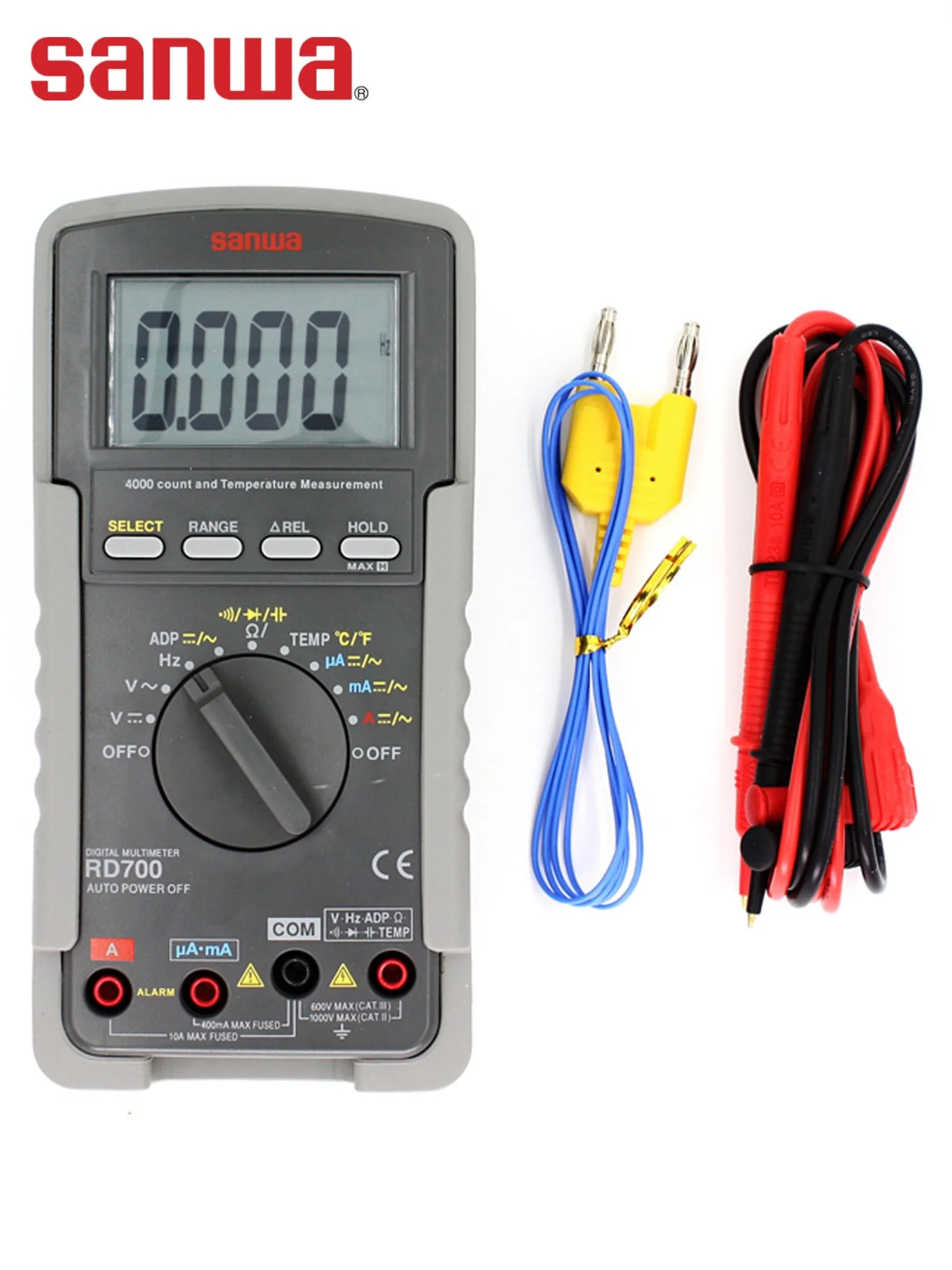 SANWA デジタルマルチメータ RD700 - 計測、検査