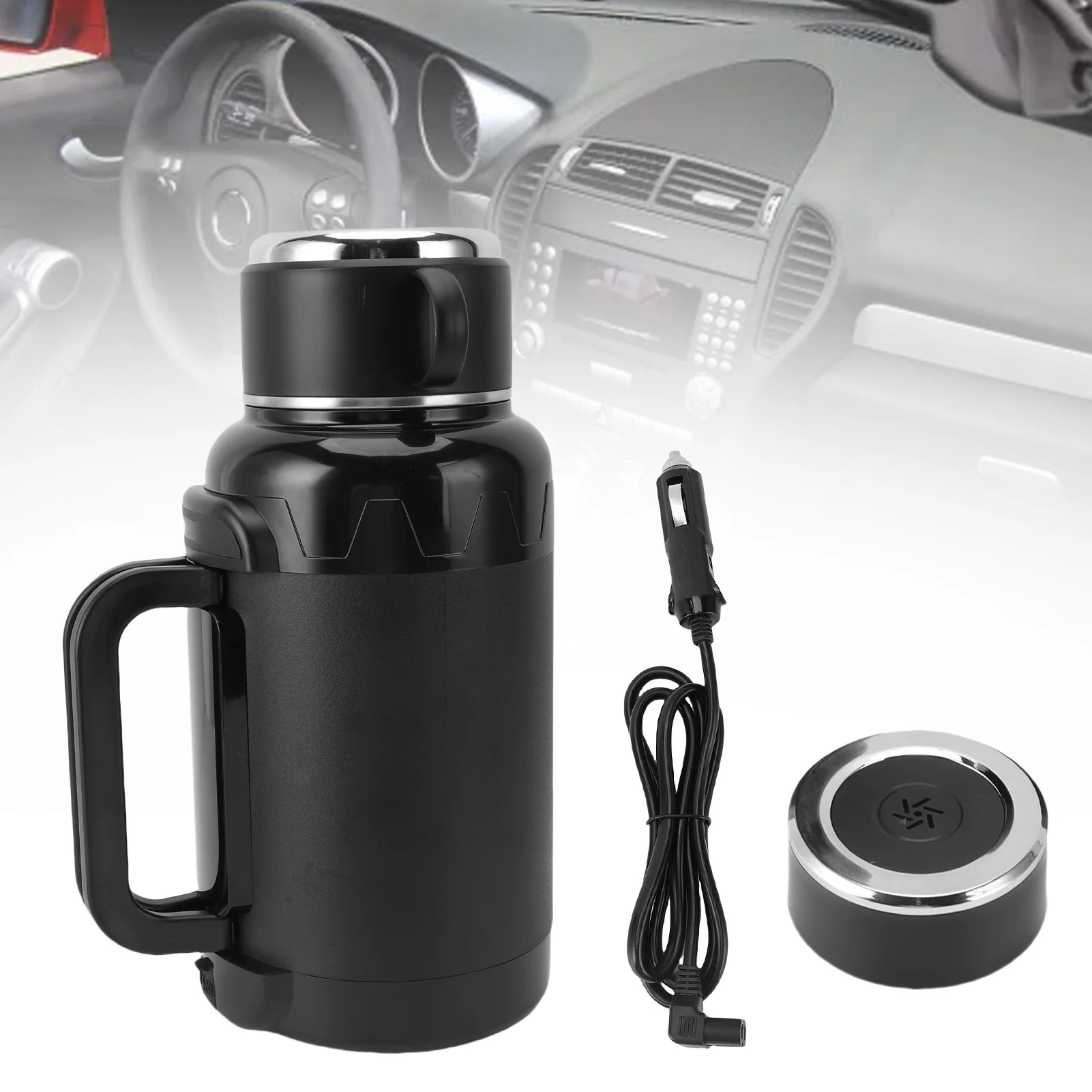 Car Hot Water Boiler 304 Stainless Steel Touch Control Foldable Handle ...