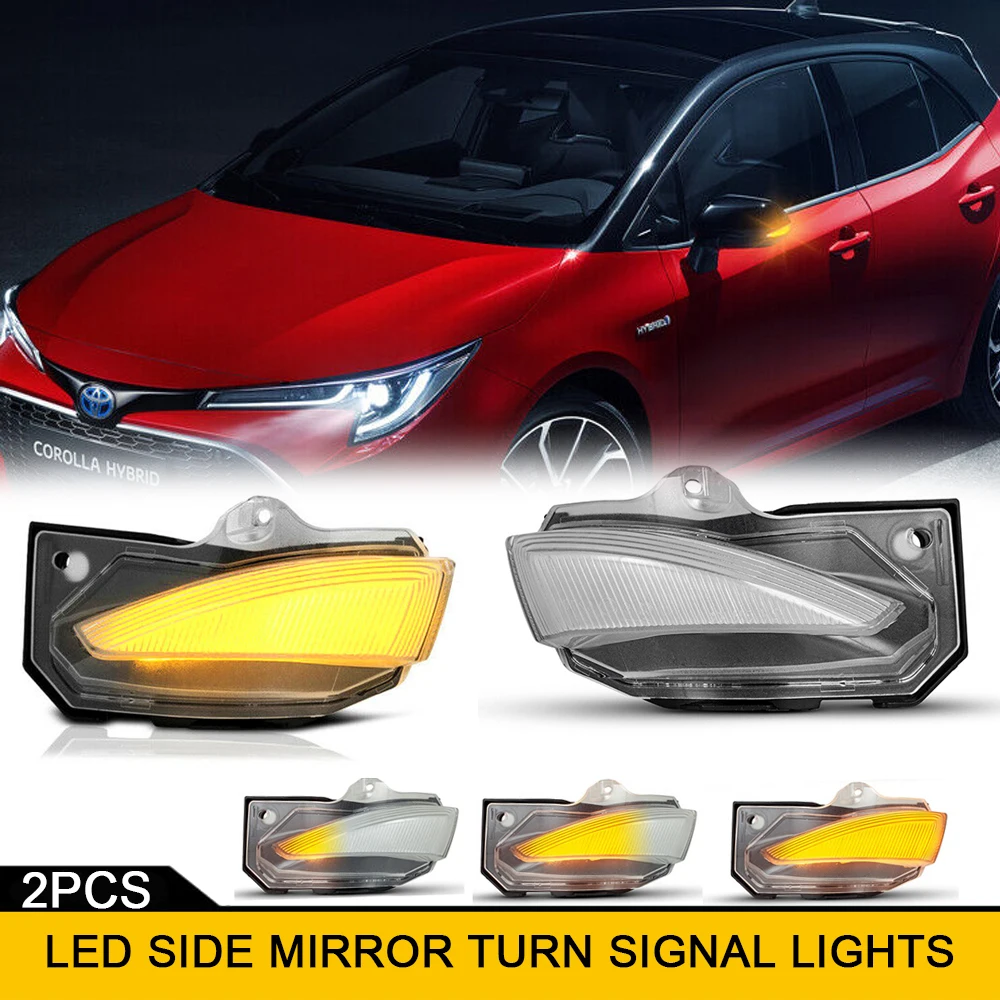 LED-Sequential-Blinker-Side-Mirror-Turn-Signal-Light-For-Toyota-Yaris-Cross-XP210-Sienta-XP170 ...