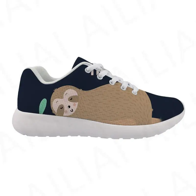 New-Women-Flats-Cartoon-Sloth-Design-Fashion-Sneakers-Basket-Female ...
