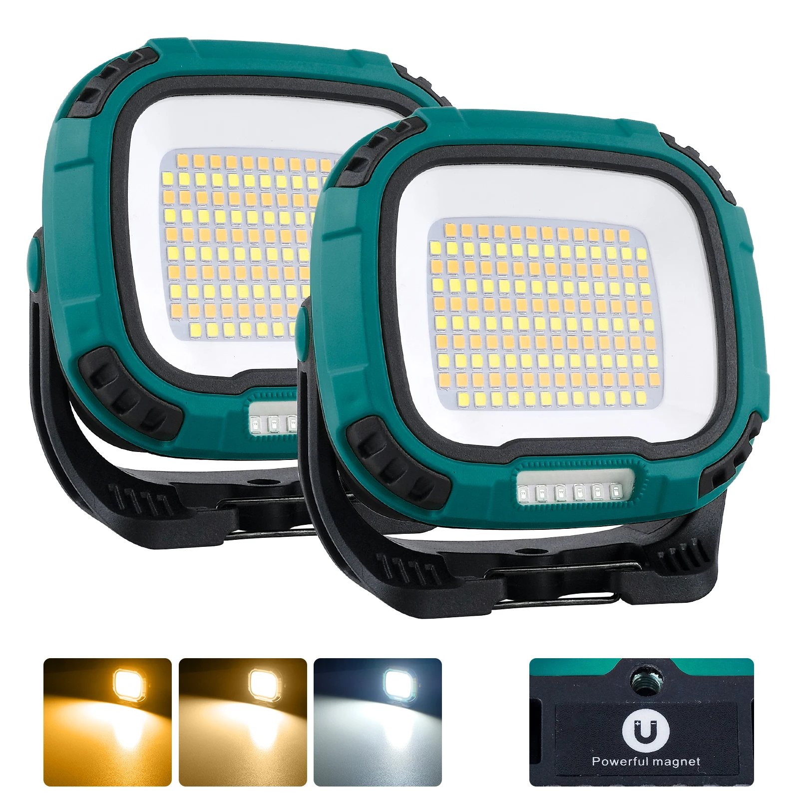 1pc-2pcs-136LED-Portable-Work-Light-With-14-Lighting-Modes-Super-Bright ...