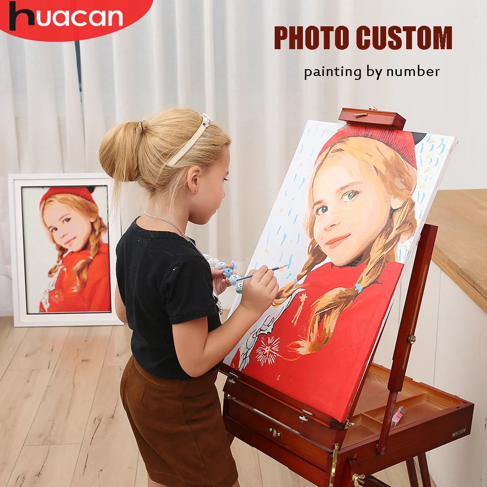 HUACAN-Personality-Photo-Custom-DIY-Painting-By-Numbers-Picture-Drawing ...