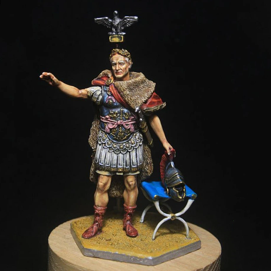 Gaius-Julius-Caesar-Tin-Metal-Figurines-Ancient-Roman-Soldiers-Statue ...