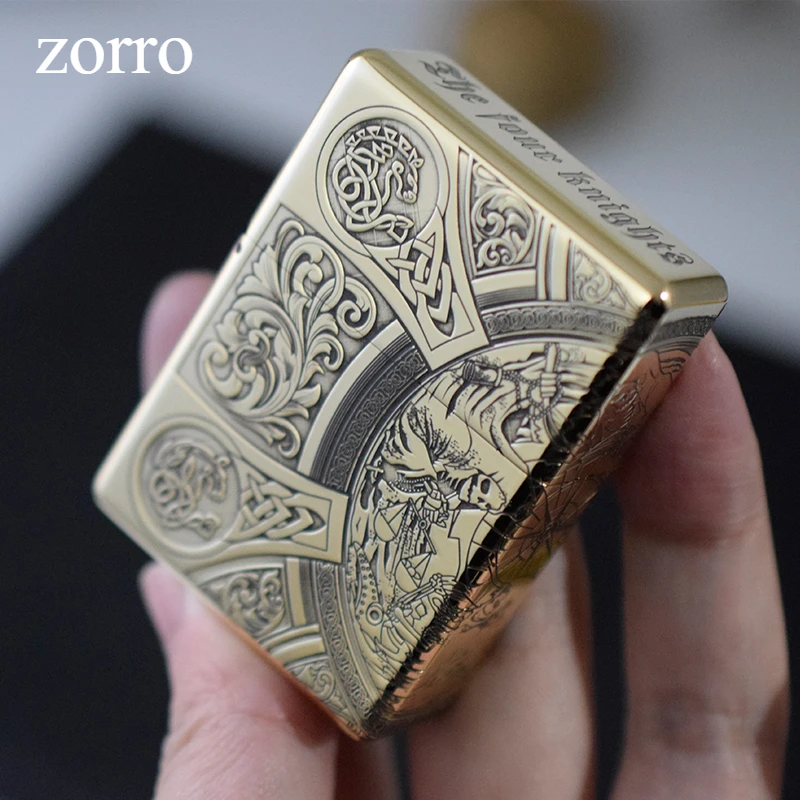 ZORRO original 912 heavy-duty brass thick gasoline lighter, Creative ...