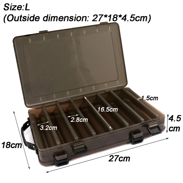 Large Double-Layer Fishing Tackle Box - Easy Fishing Tackle