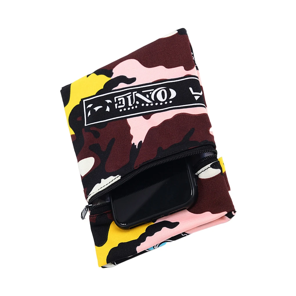 Sports Arm Pouch Flexible Breathable Walking Armband Pocket Card Holder ...