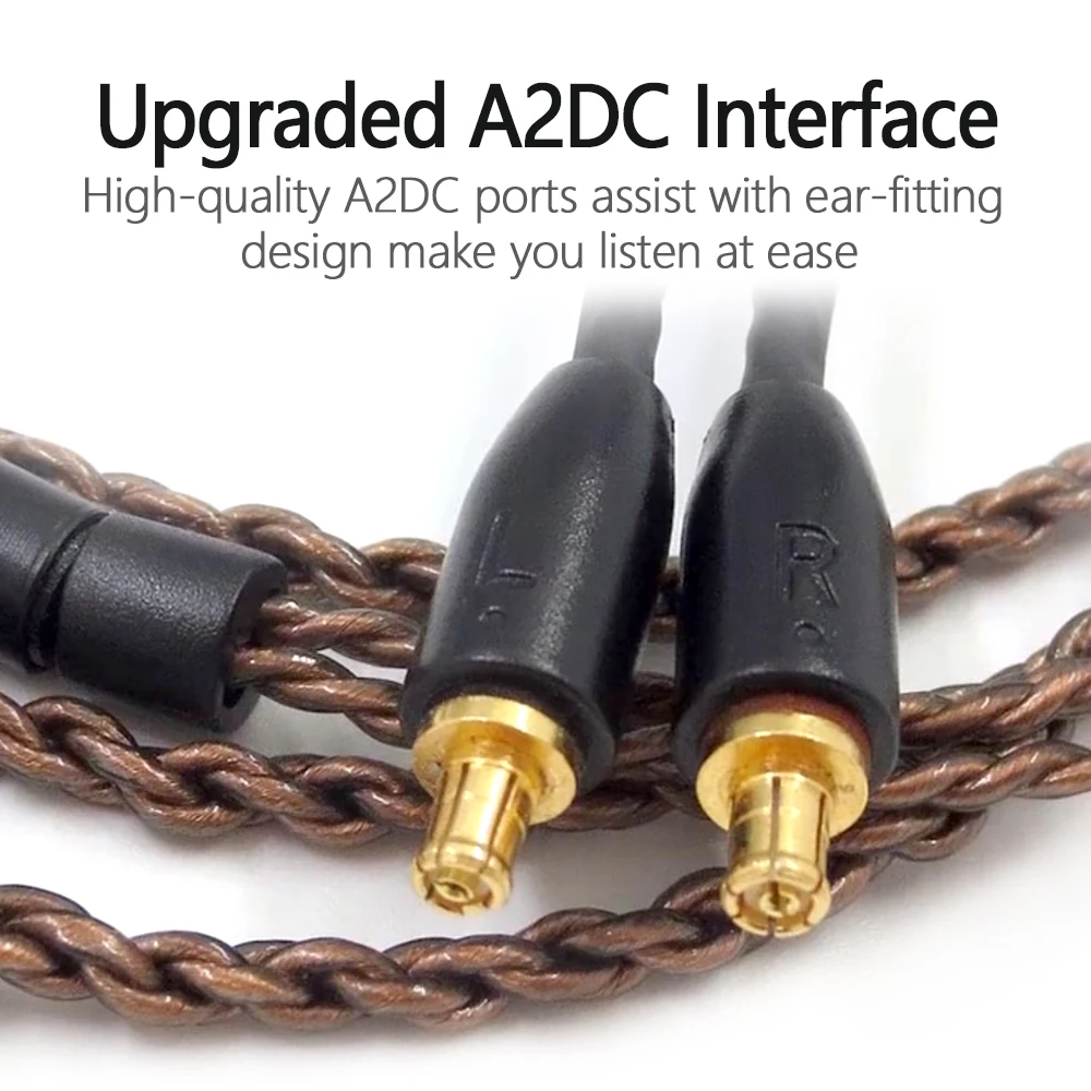 3.5MM to A2DC Upgrade ofc headphone Audio Cable for ATH-LS50 E40 E70 ...